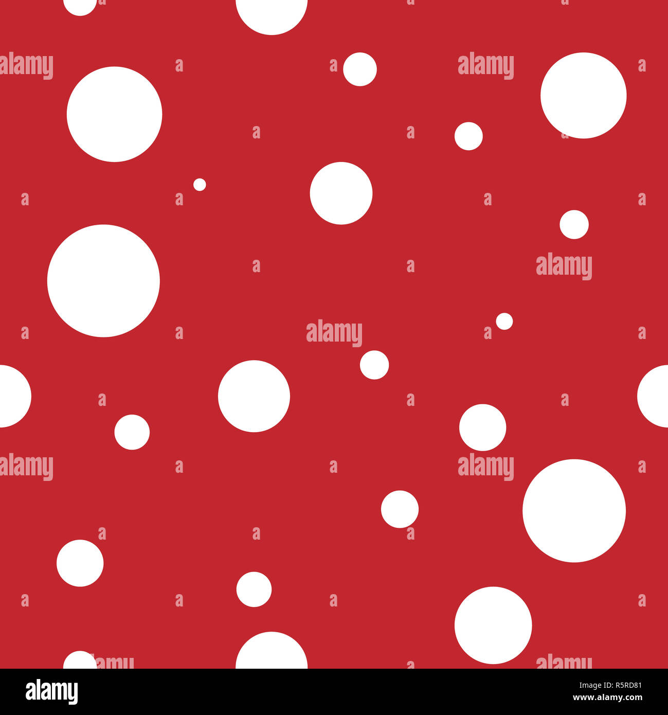 Abstract seamless background design texture with circle round lady-bird ...