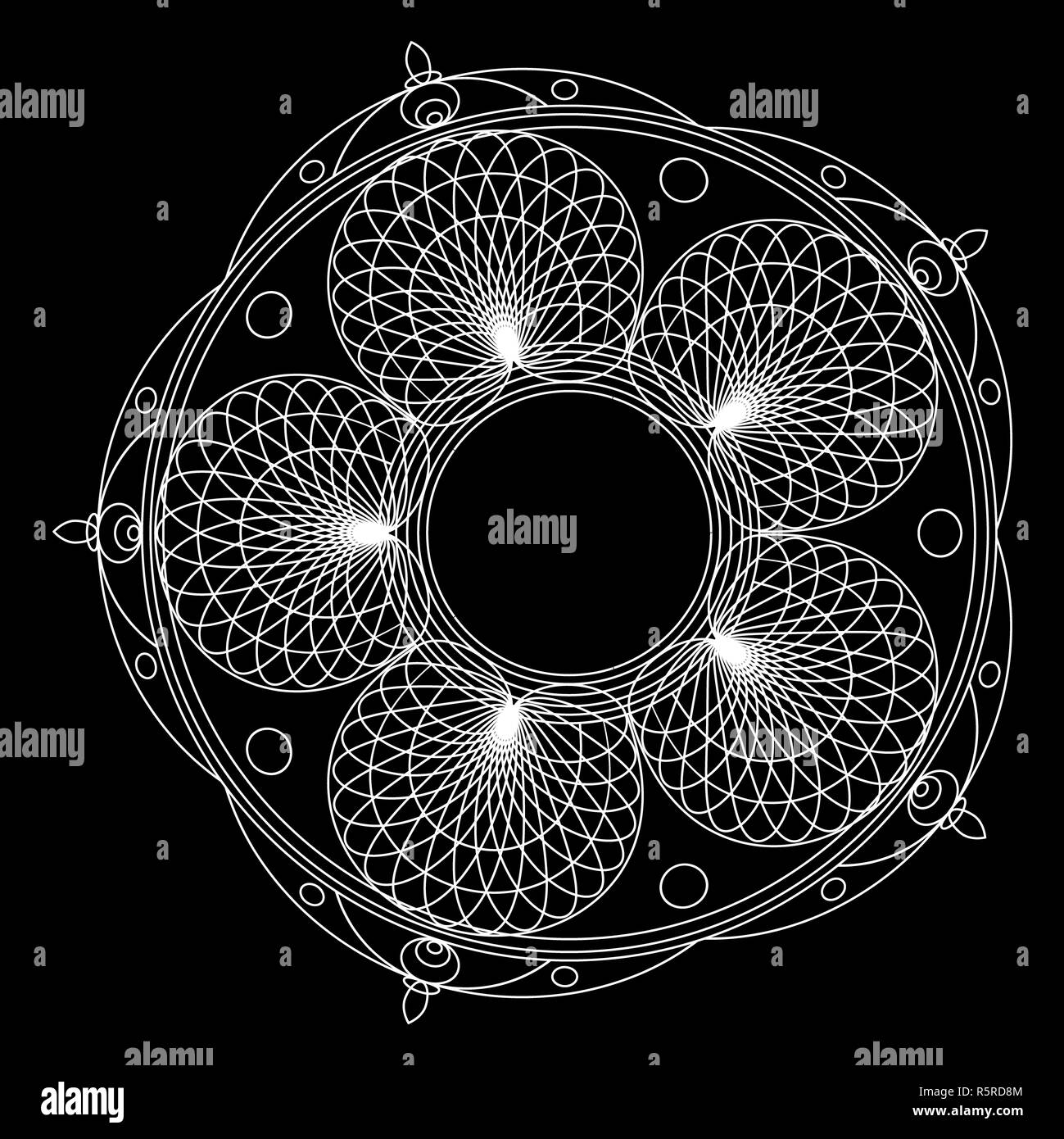 Mandala illustration mandalas pattern hi-res stock photography and ...