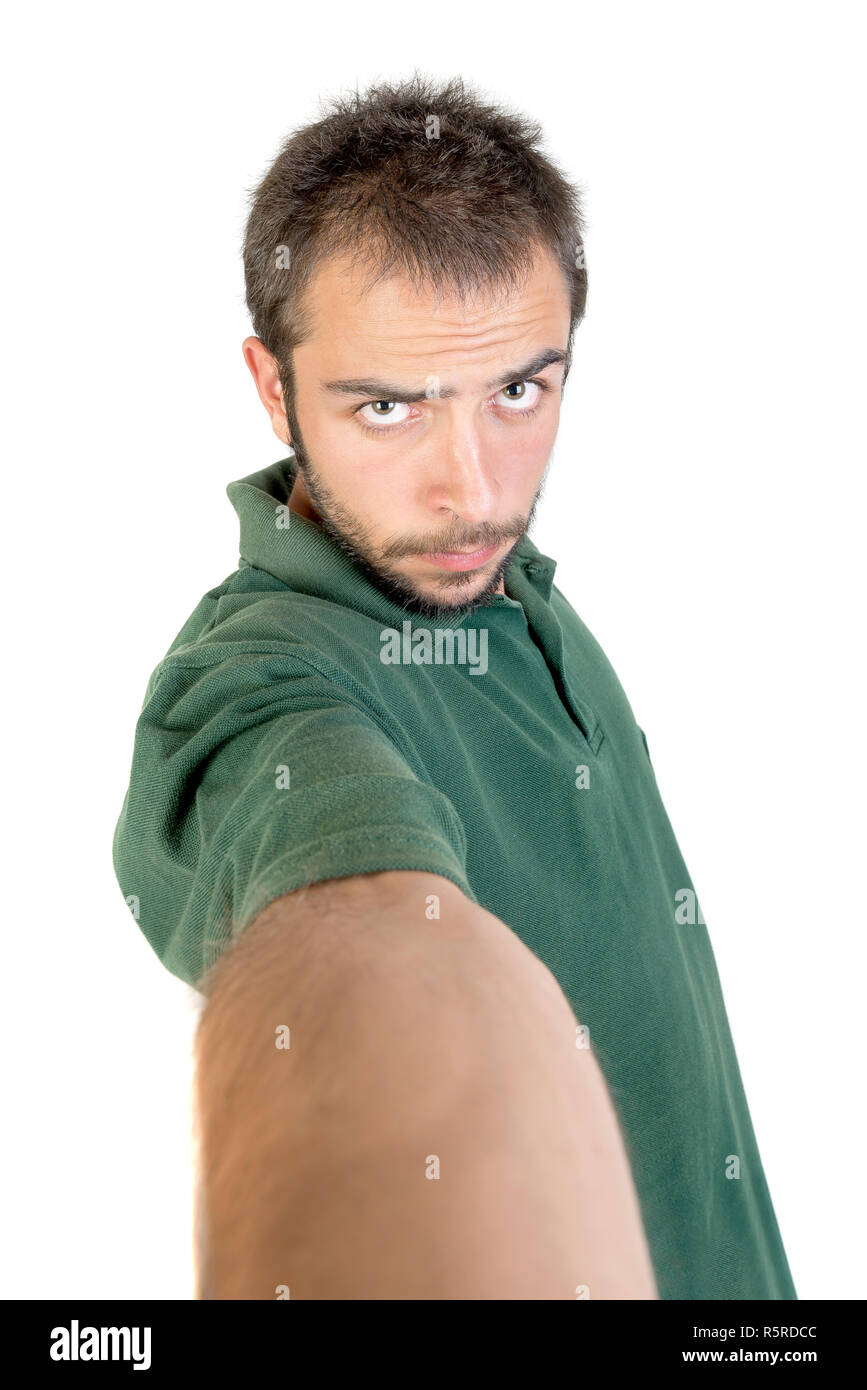 Young man expressions Stock Photo - Alamy