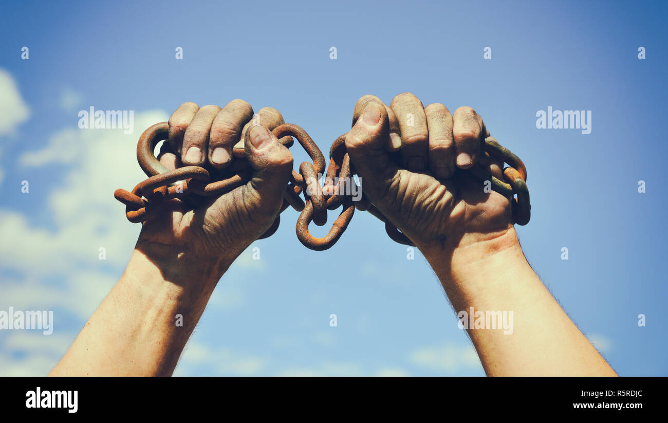 Hand in the air protest hi-res stock photography and images - Alamy