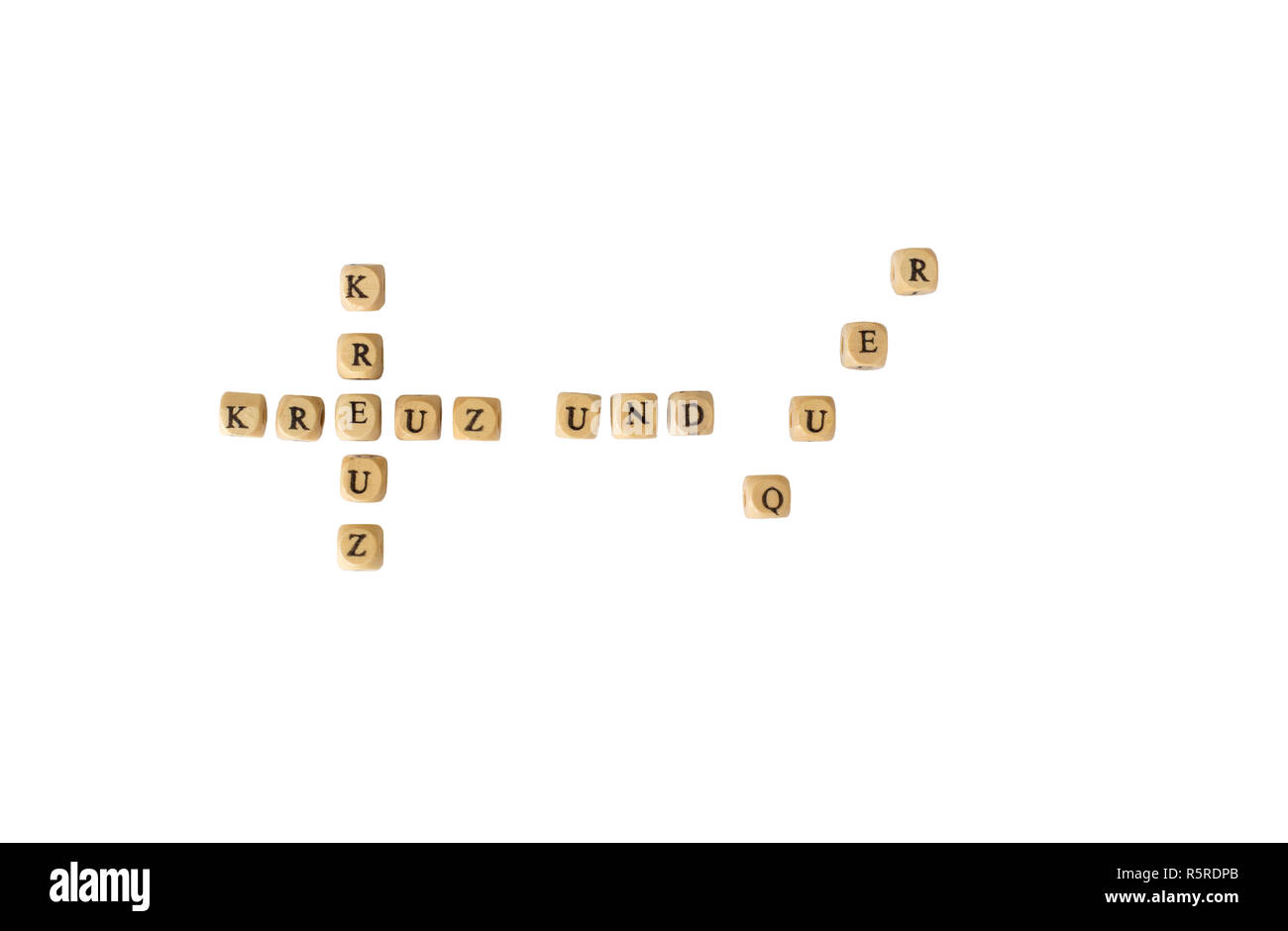 the words criss-cross,cut-out Stock Photo - Alamy