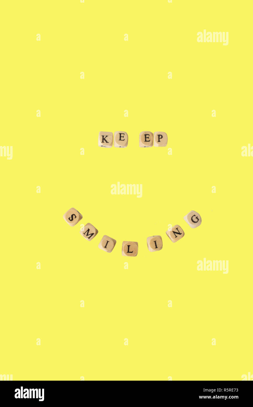 the words keep smiling,libertarian Stock Photo - Alamy