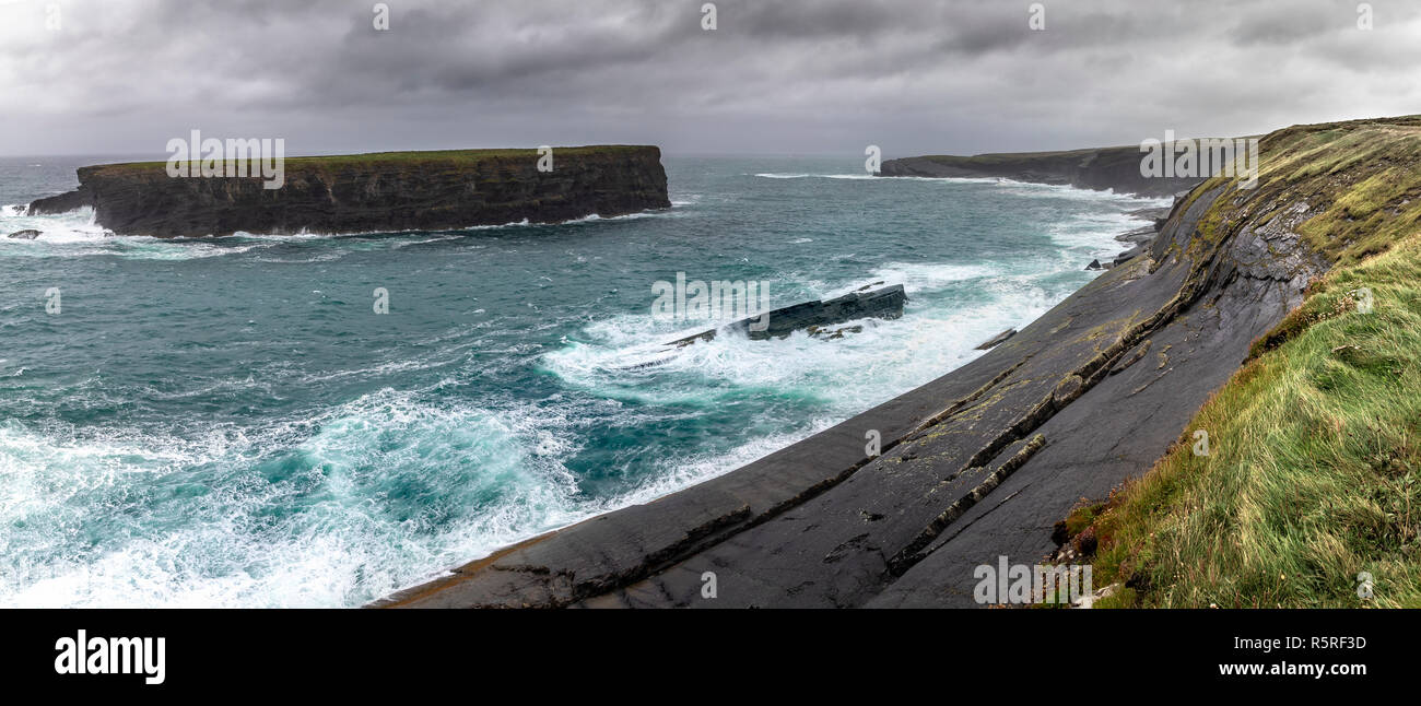 Coastal views along the Illaunonearaun Coast ,County Clare, Ireland ...