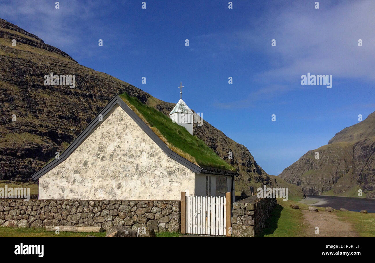 Saksun faroe islands denmark hi-res stock photography and images - Alamy