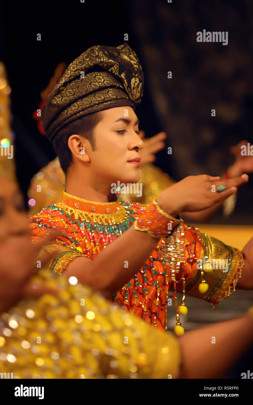 Popular MalaysTraditional play in Kelantan call as Makyong Stock Photo ...