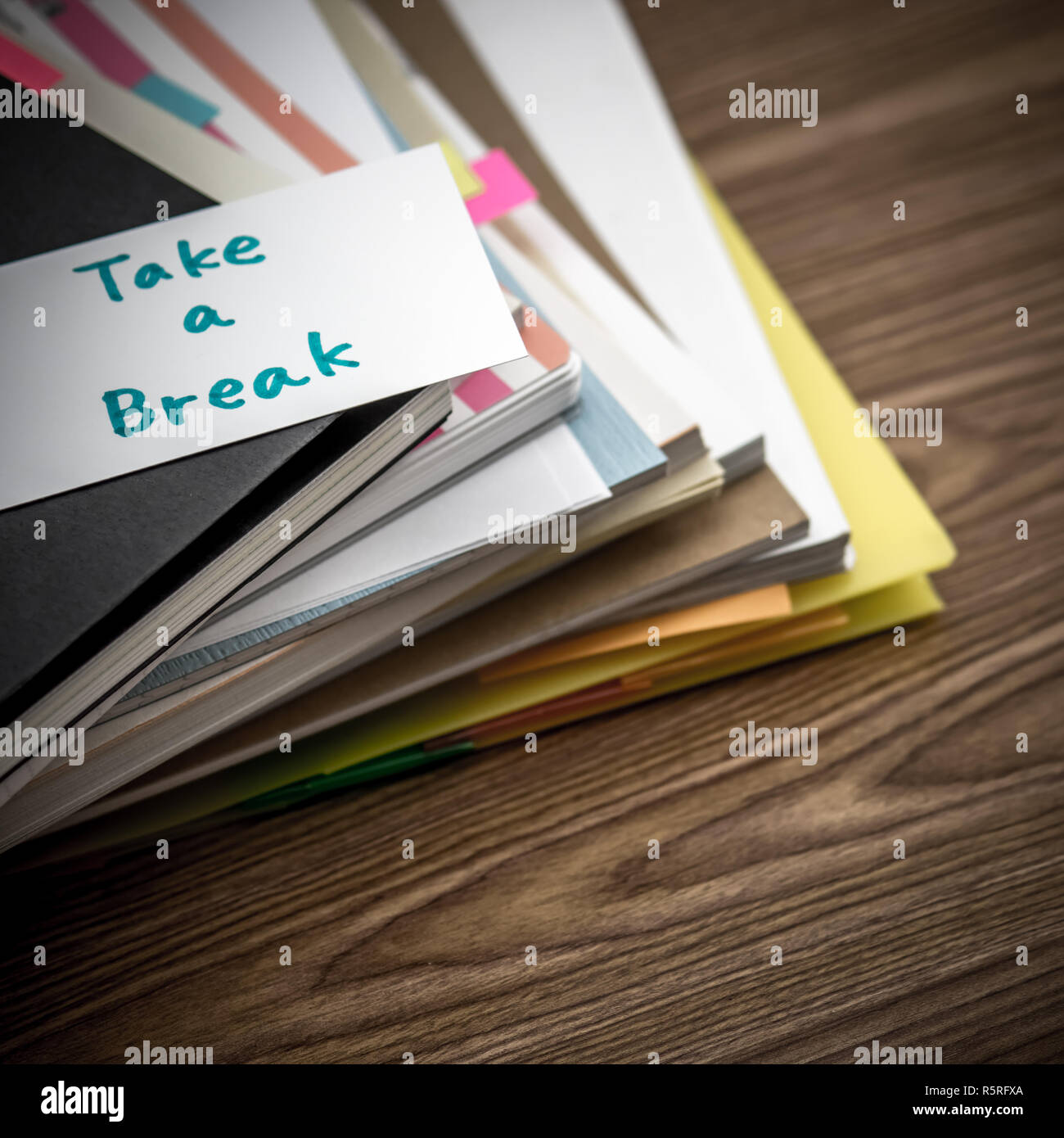 Rest pile business documents hi-res stock photography and images - Alamy