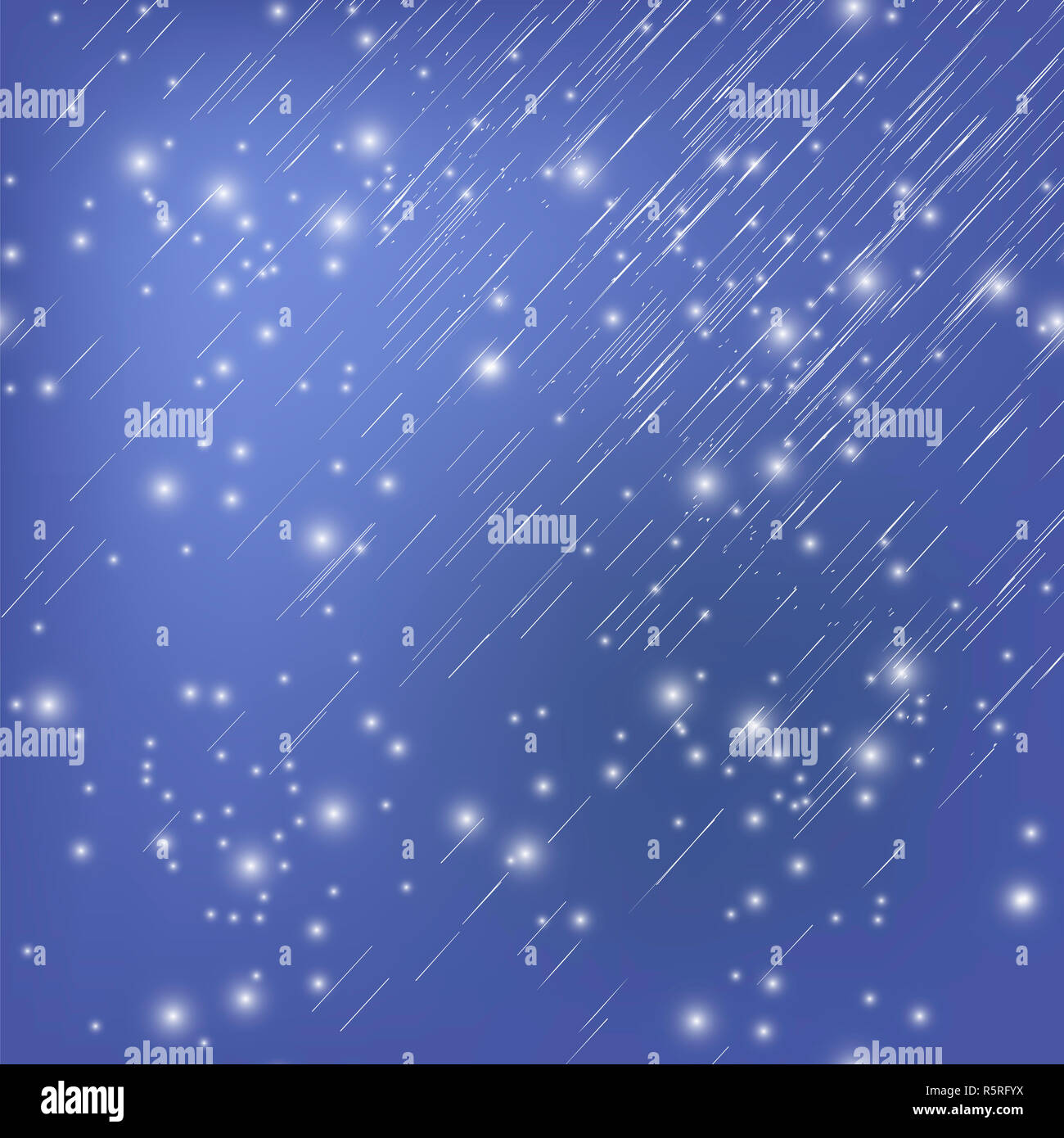 Shooting Stars on Nignt Sky. Meteor Shower Stock Photo - Alamy