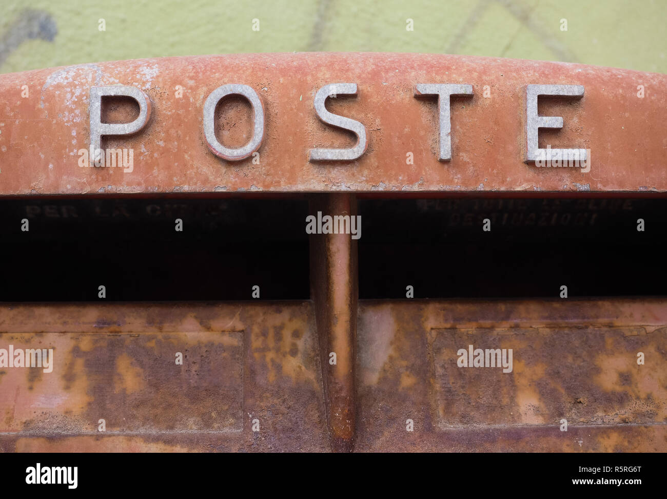 italian mail box Stock Photo - Alamy