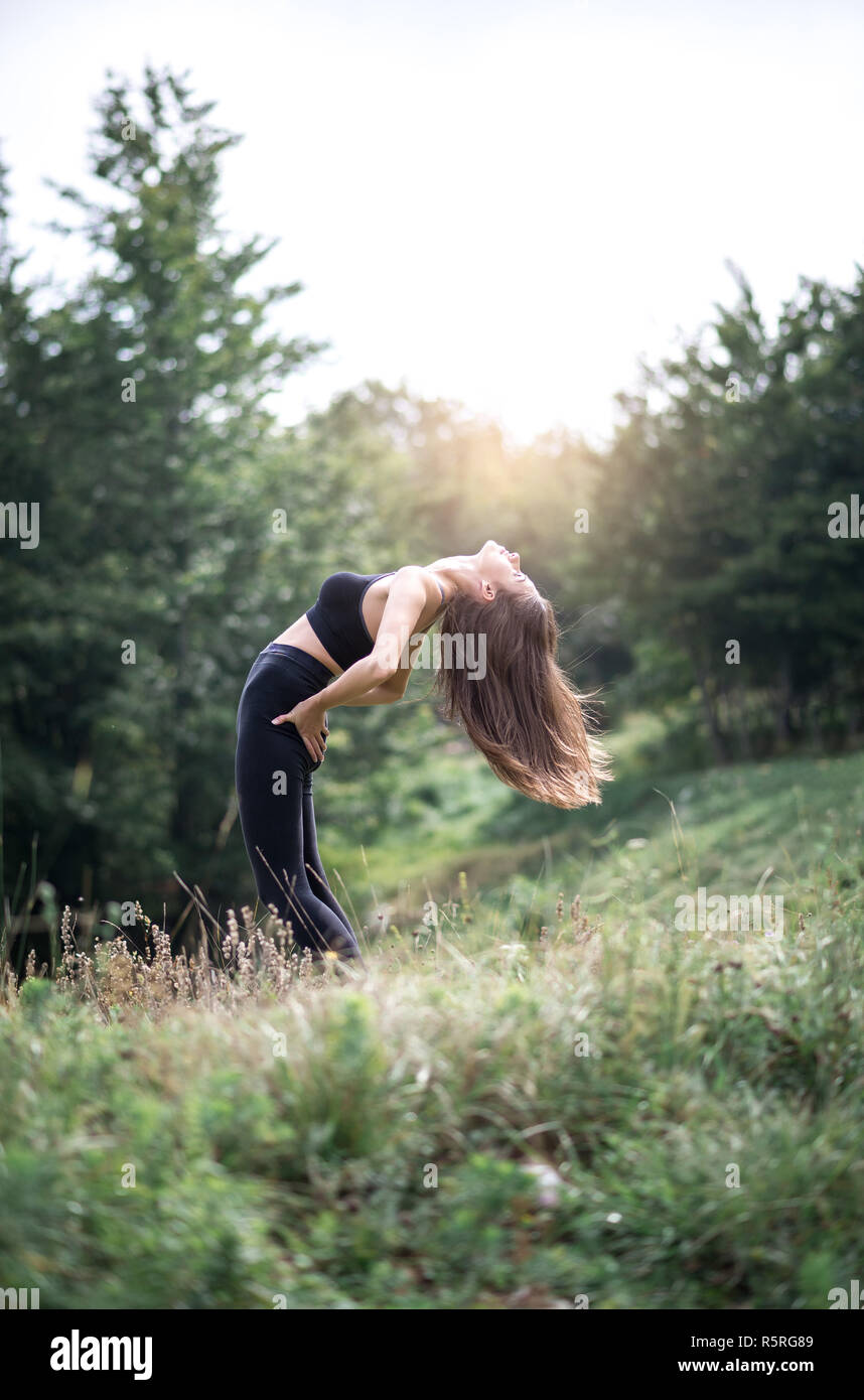 Exercise in nature hi-res stock photography and images - Alamy