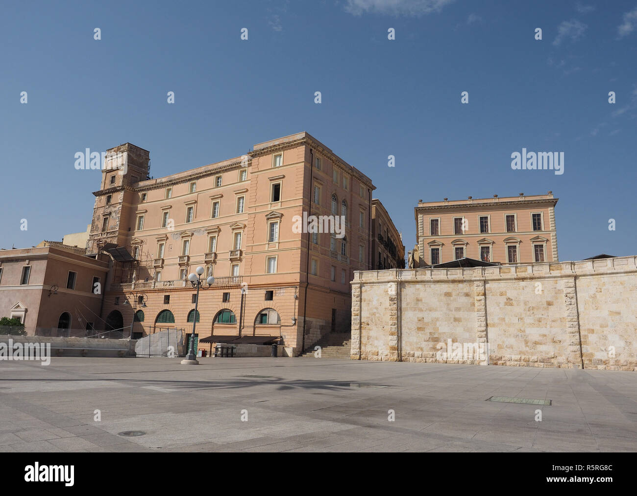 Casteddu (meaning Castle quarter) in Cagliari Stock Photo - Alamy