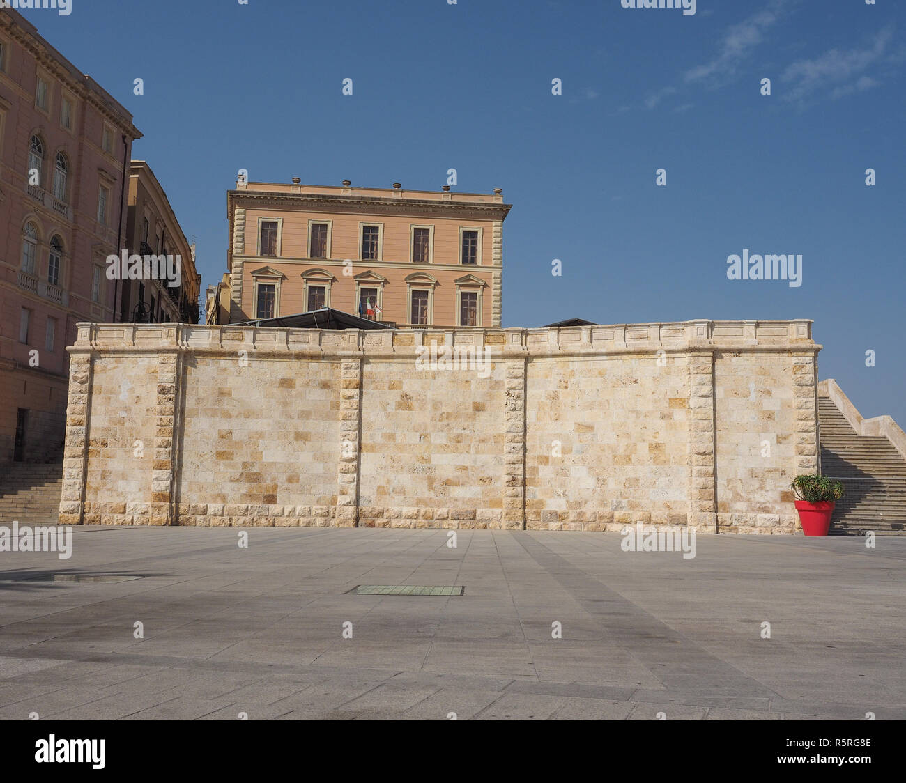 Casteddu (meaning Castle quarter) in Cagliari Stock Photo - Alamy