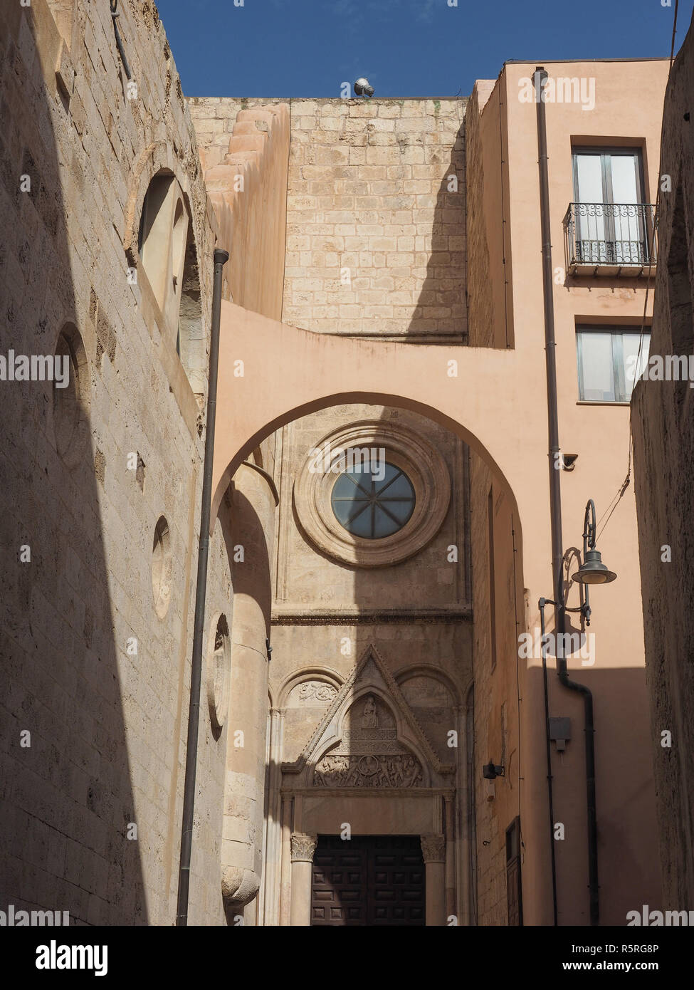 Casteddu (meaning Castle quarter) in Cagliari Stock Photo - Alamy