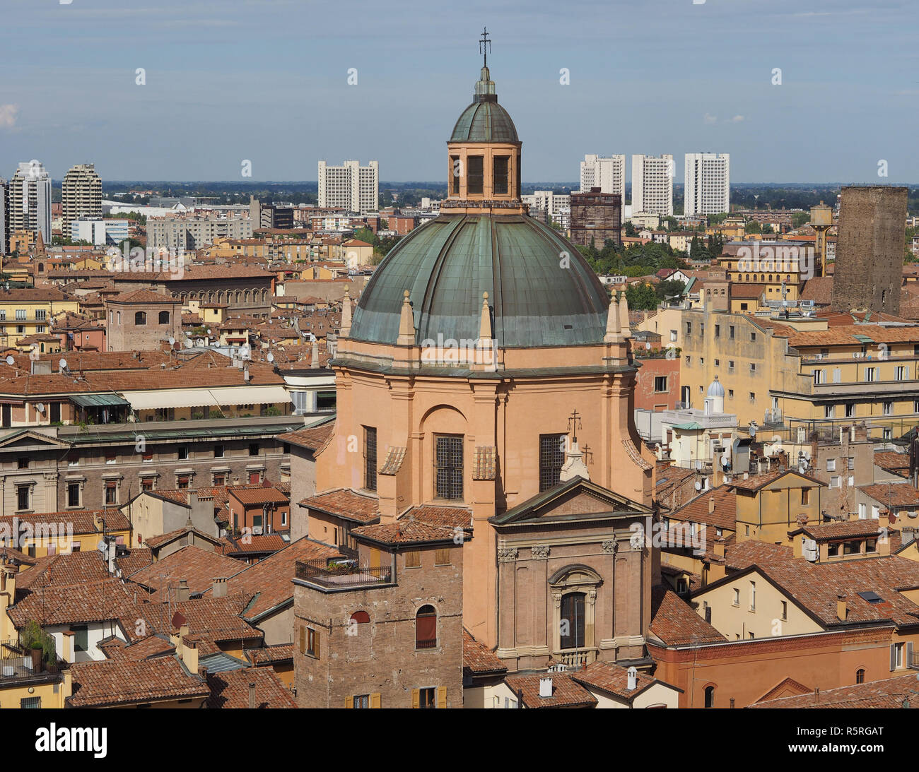 Aerial view of Bologna Stock Photo - Alamy