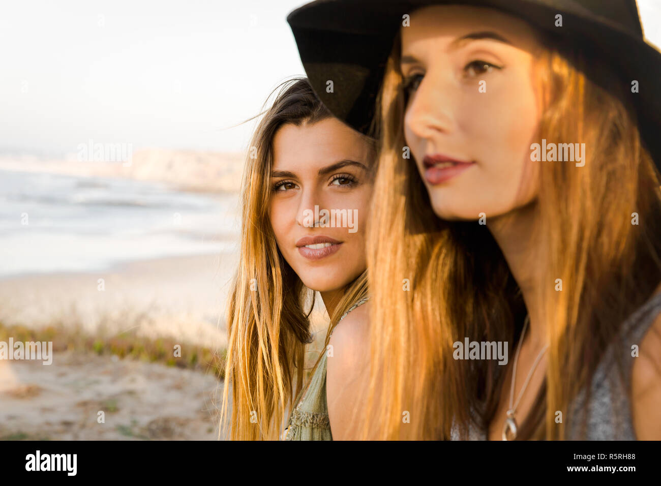 Boho portrait hi-res stock photography and images - Alamy