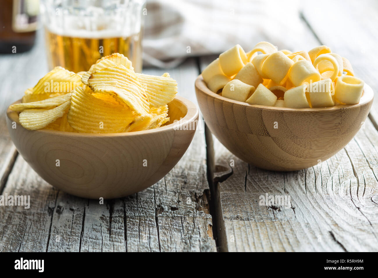 Salted crispy snack rings hi-res stock photography and images - Alamy