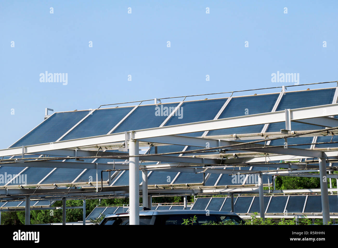 Solar Panel Parking Lot High Resolution Stock Photography and Images ...