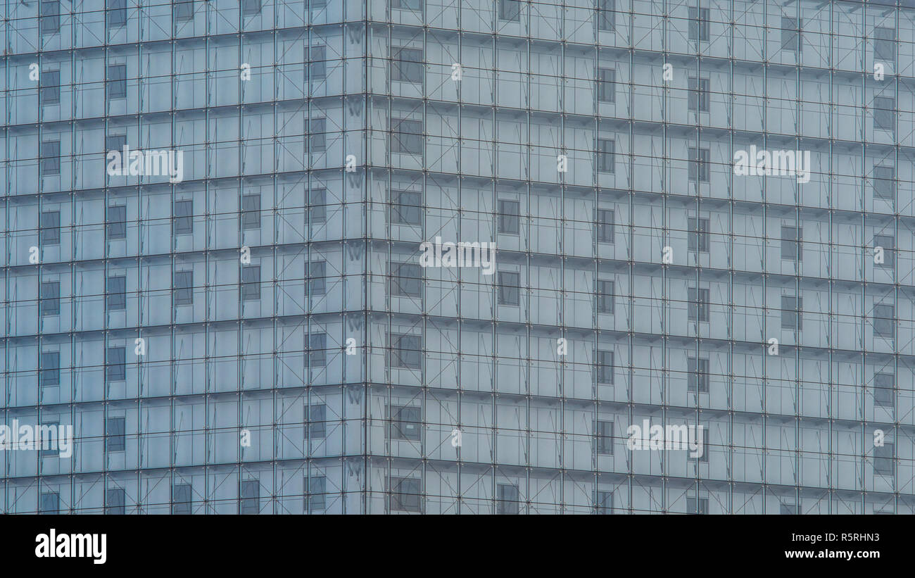 Transparent Glass Facade Texture