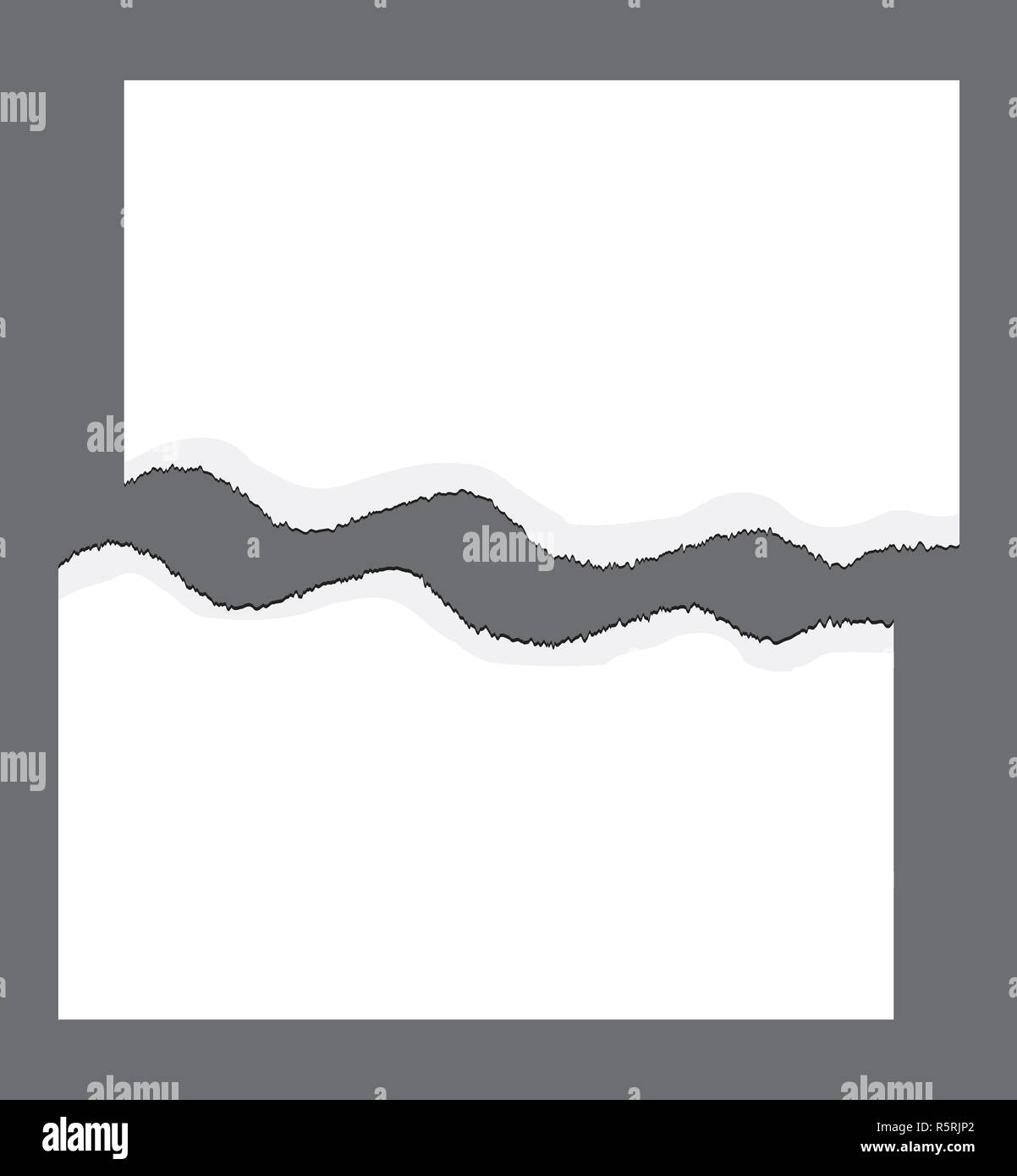 torn edge, ripped paper vector symbol icon design Stock Photo - Alamy