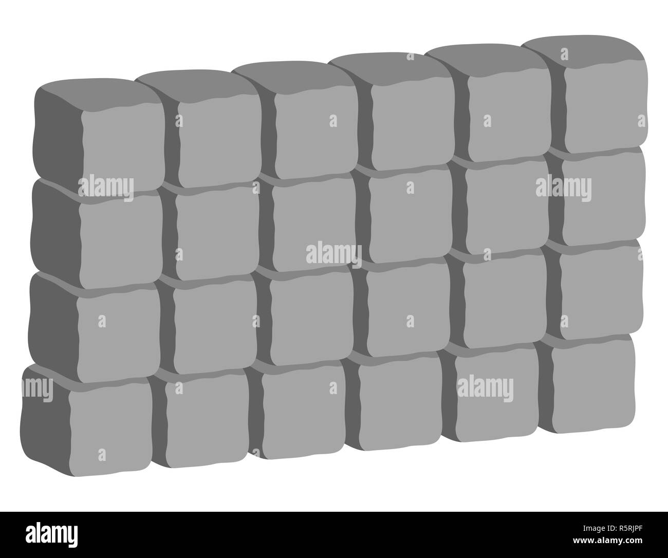 stone wall background vector symbol icon design Stock Photo - Alamy