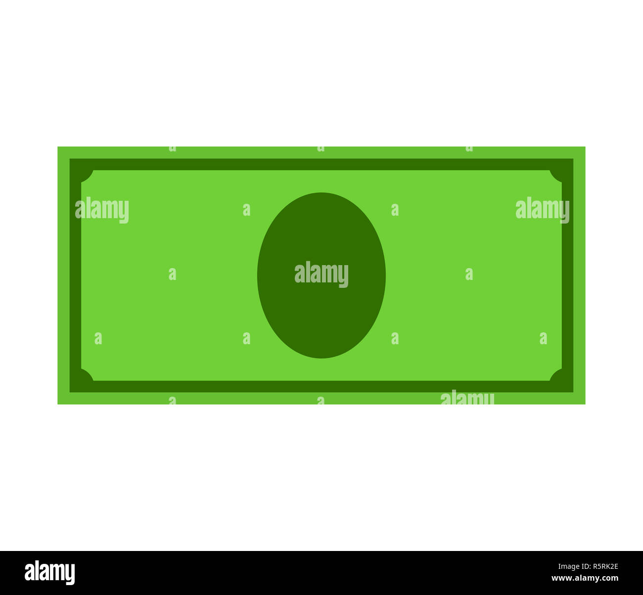 Money dollar note silhouette vector symbol icon design Stock Photo - Alamy