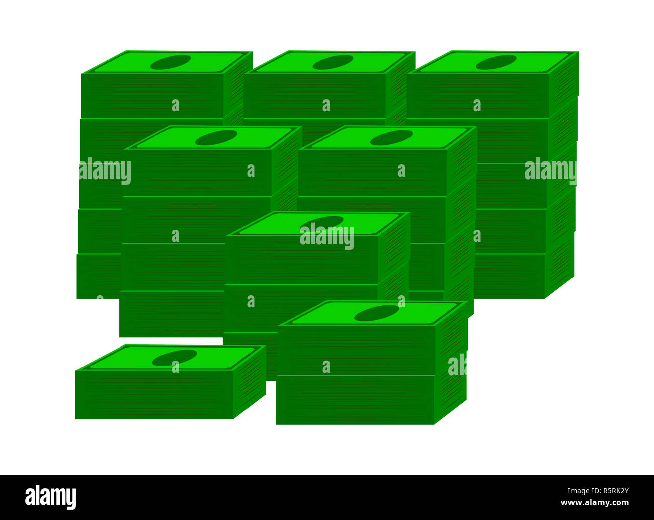 Money bundle vector hi-res stock photography and images - Alamy