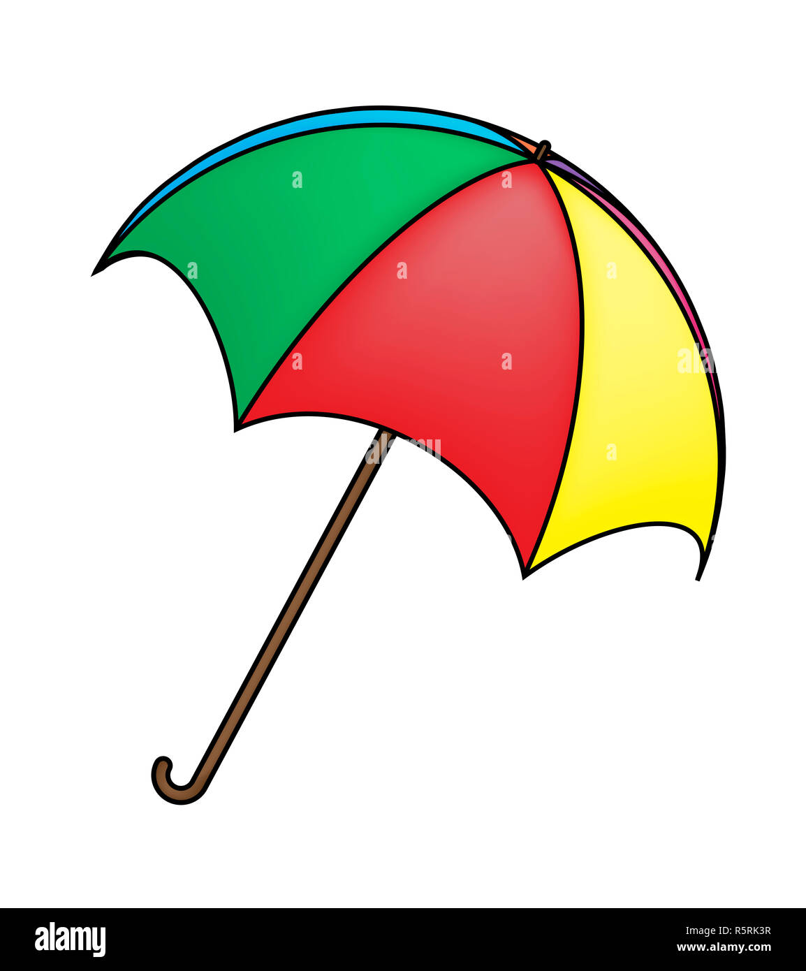 Umbrella shape clipart hi-res stock photography and images - Alamy