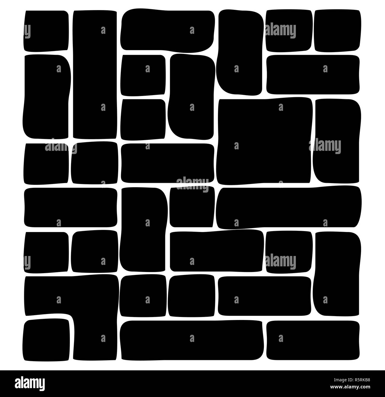 Masonry stone wall silhouette beautiful banner wallpaper design ...