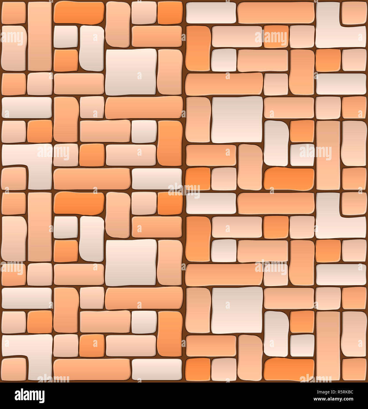 Masonry stone wall beautiful banner wallpaper design illustration Stock ...