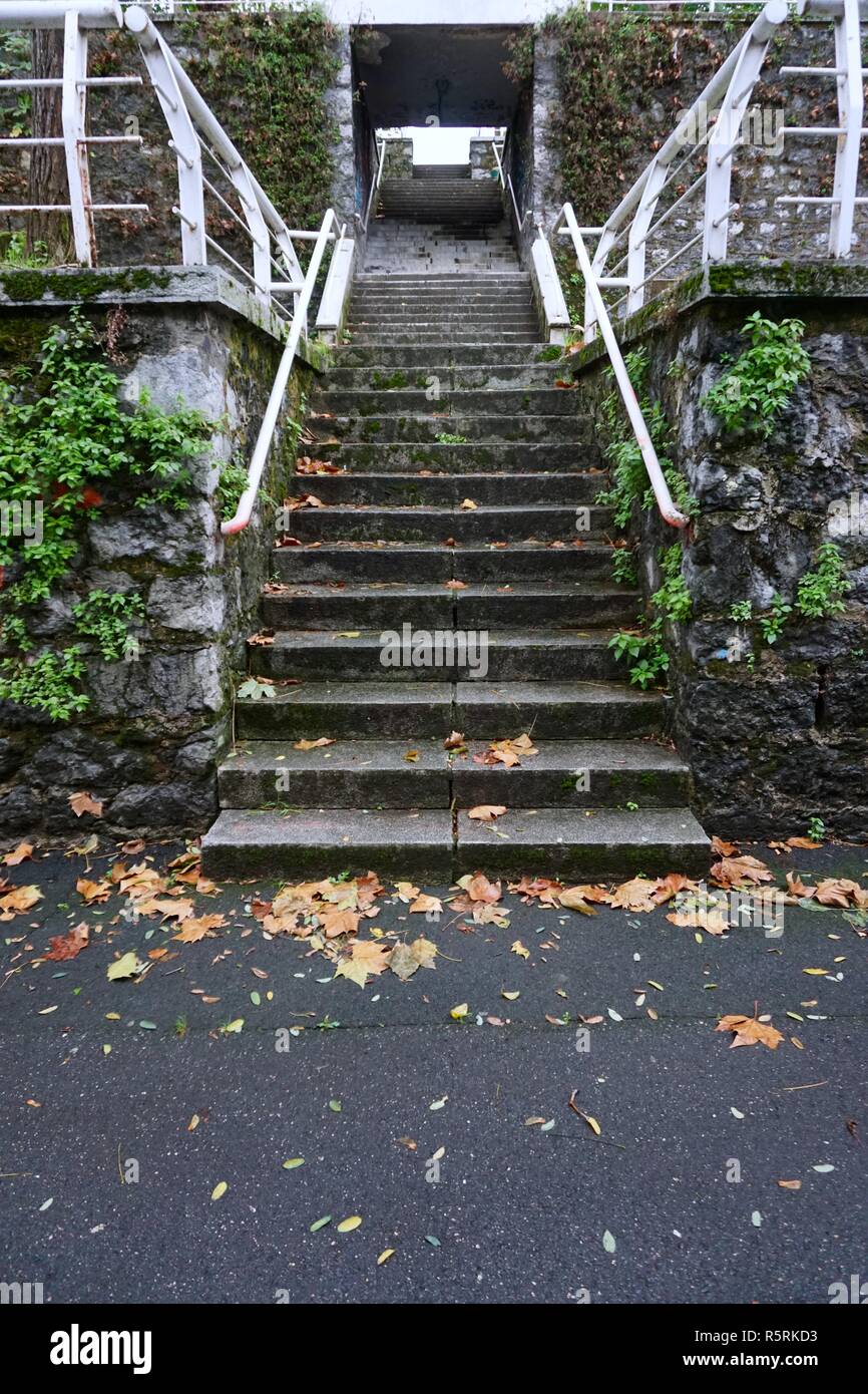 stairs structure in the street Stock Photo - Alamy