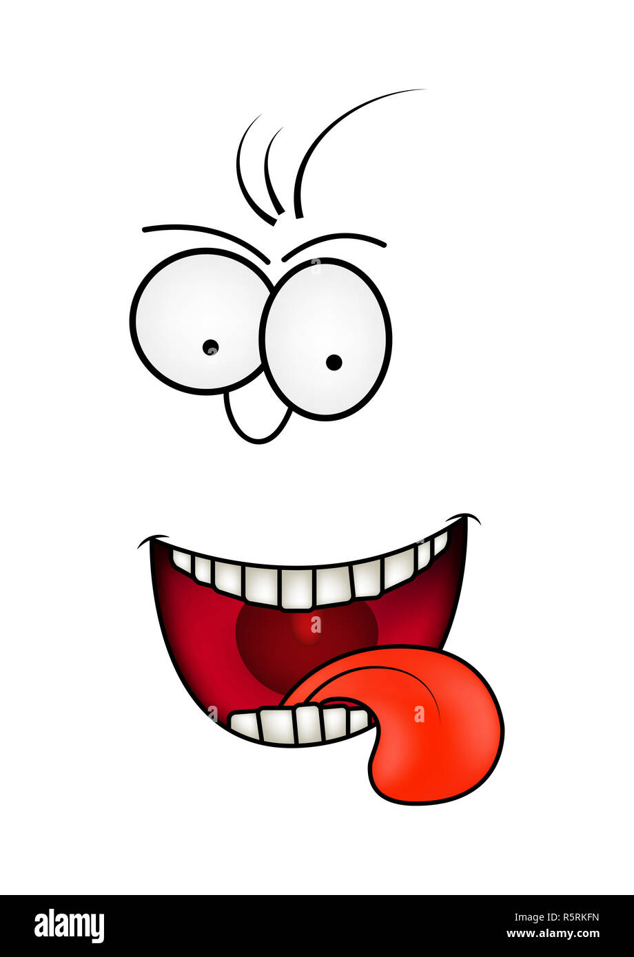 cartoon face vector symbol icon design Stock Photo - Alamy