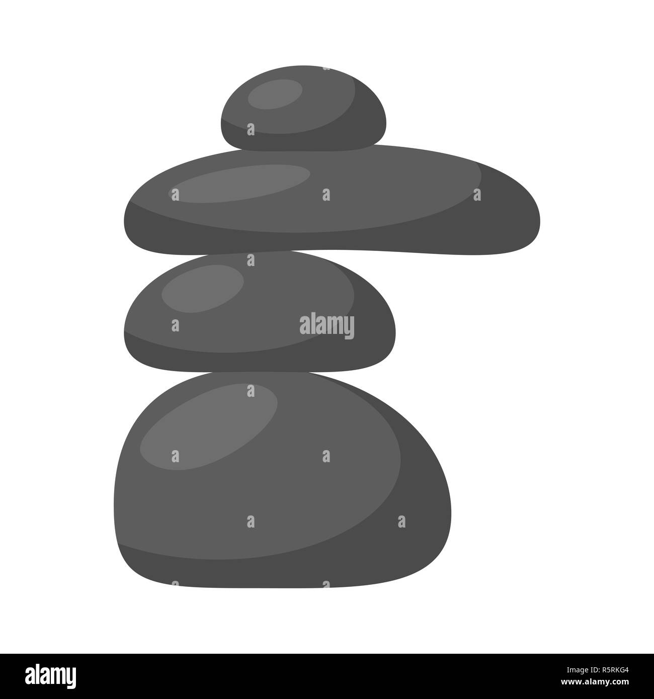 spa stones vector symbol icon design Stock Photo - Alamy