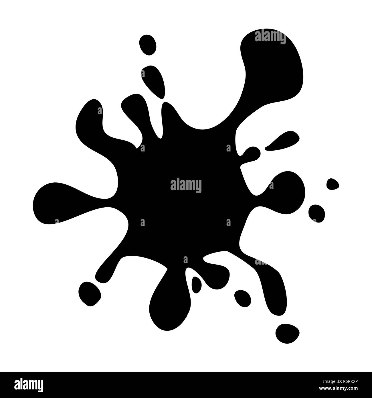 ink blob, blot, splash silhouette vector symbol icon design Stock Photo ... ink blob, blot, splash silhouette vector symbol icon design Stock Photo ...