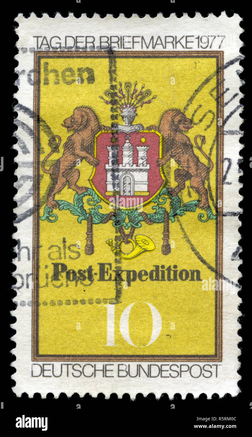 Postage stamp from the Federal Republic of Germany in the Stamp Day ...