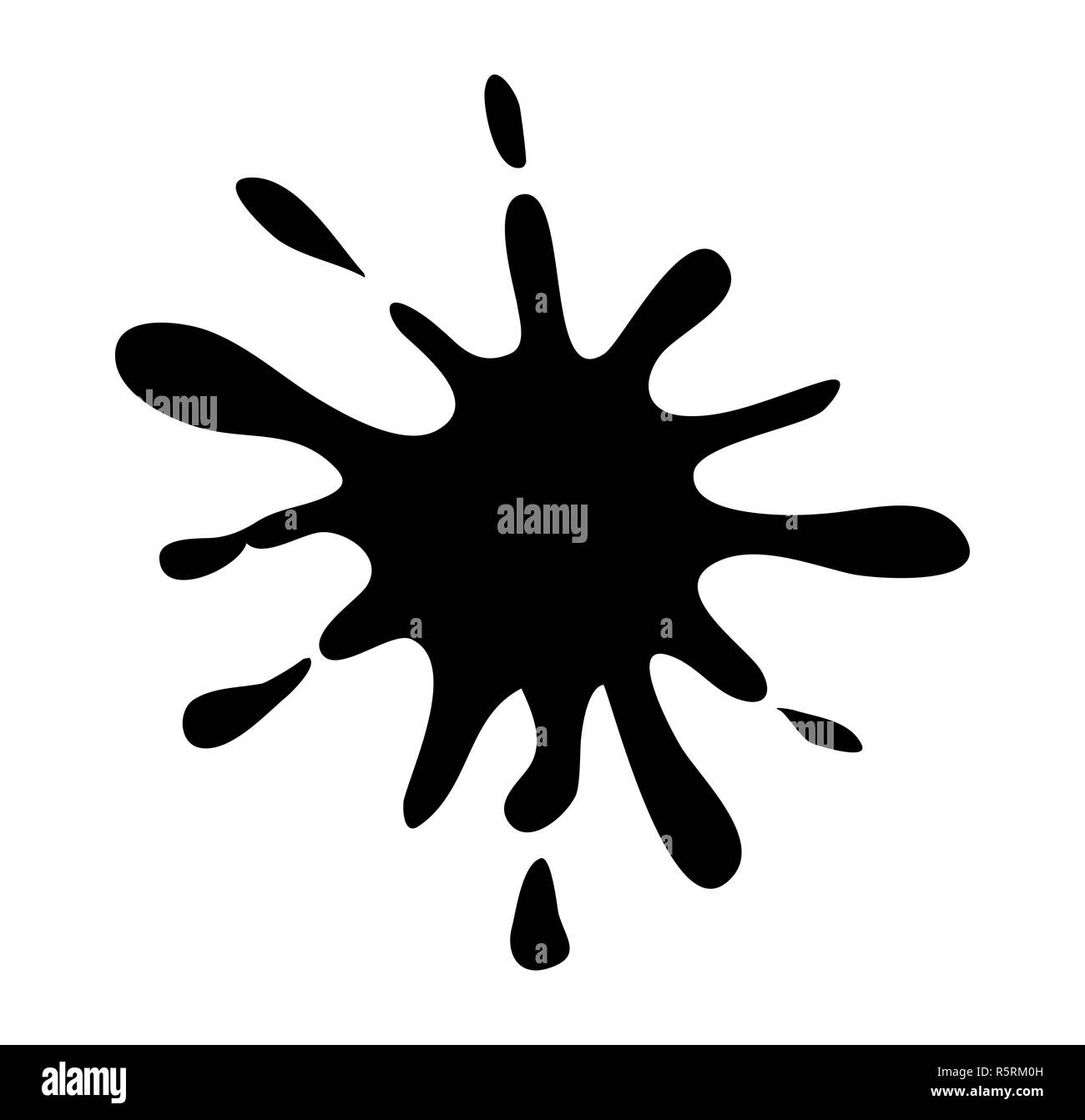ink blob, blot, splash silhouette vector symbol icon design Stock Photo ... ink blob, blot, splash silhouette vector symbol icon design Stock Photo ...