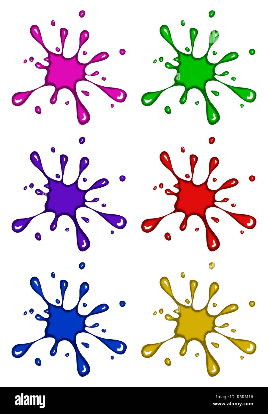 ink blob, blot, splash vector symbol icon design. Beautiful ...