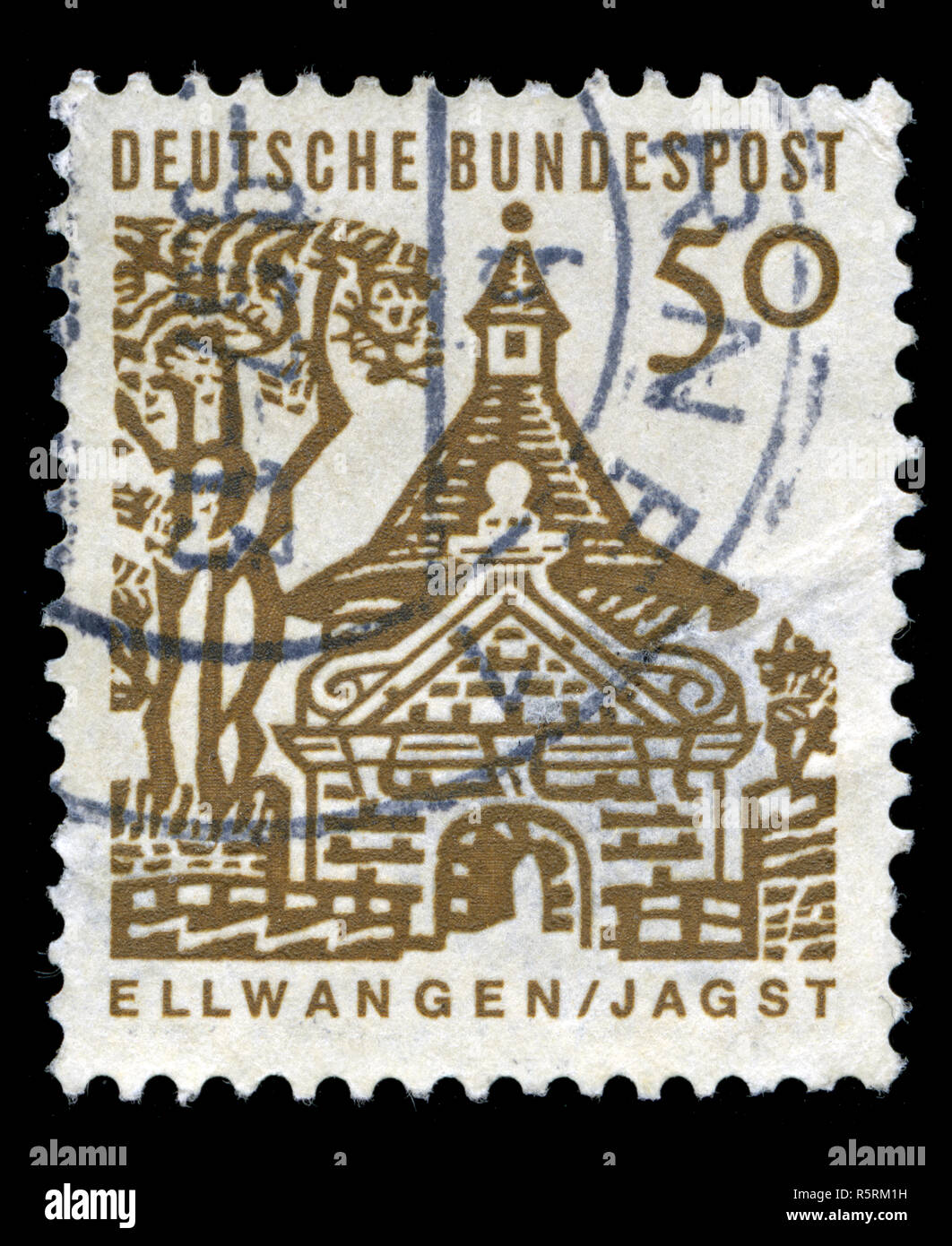 Postage stamp from the Federal Republic of Germany in the German ...