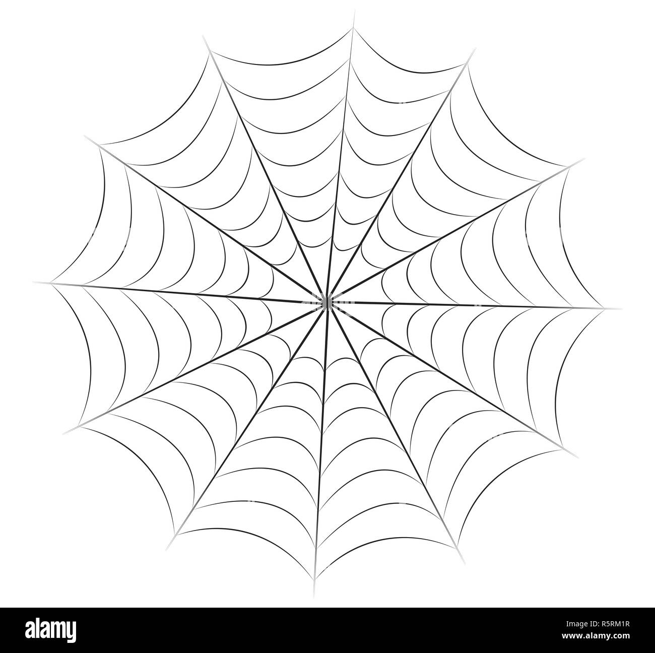 halloween spiderweb vector symbol icon design Stock Photo - Alamy