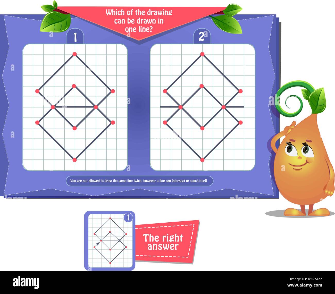 Visual educational game for children and adults. Game for brain ...