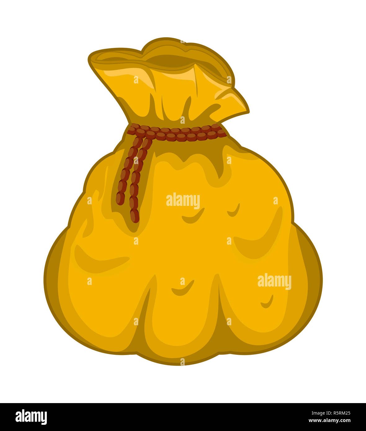 santa money bag, sack vector symbol icon design Stock Photo - Alamy