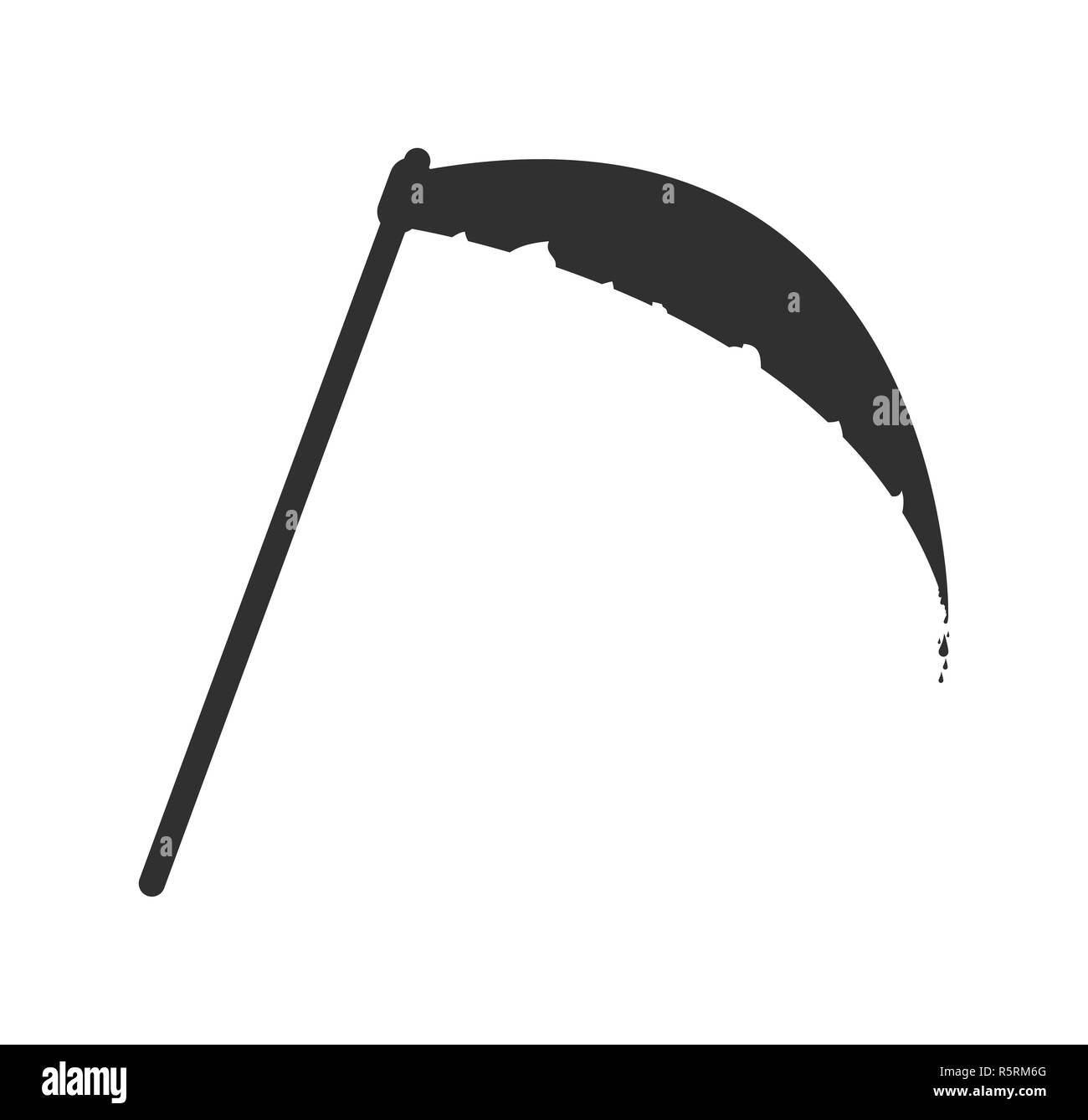 Scythe vector hi-res stock photography and images - Alamy