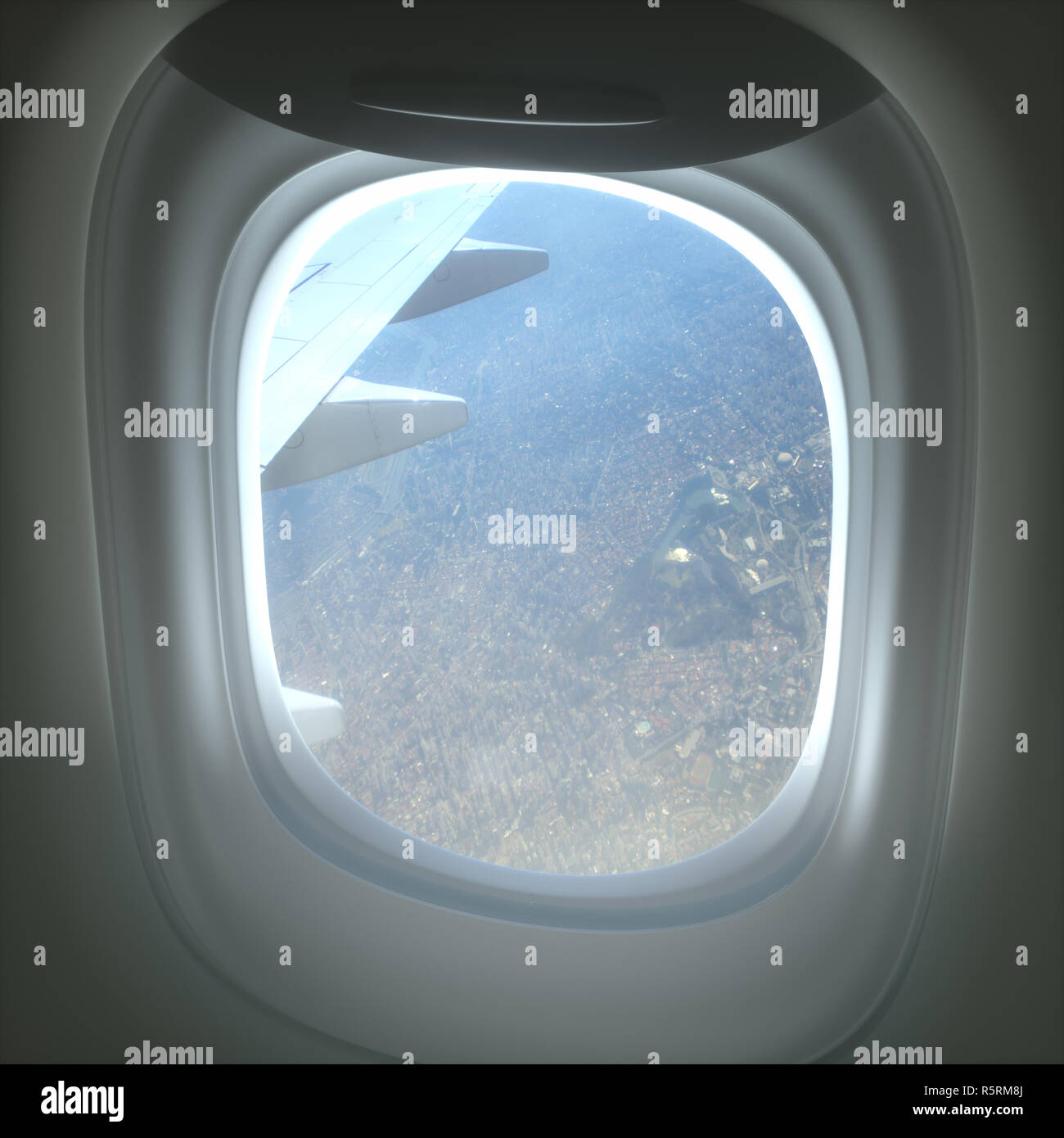 Airplane Window Travel Stock Photo - Alamy