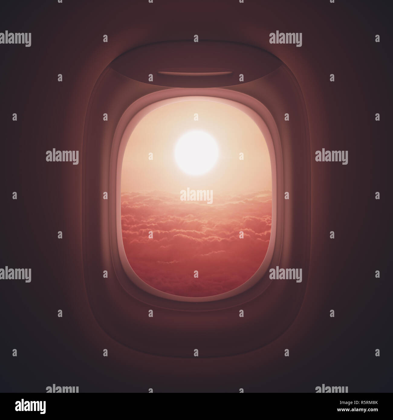 Airplane Window Travel Stock Photo - Alamy