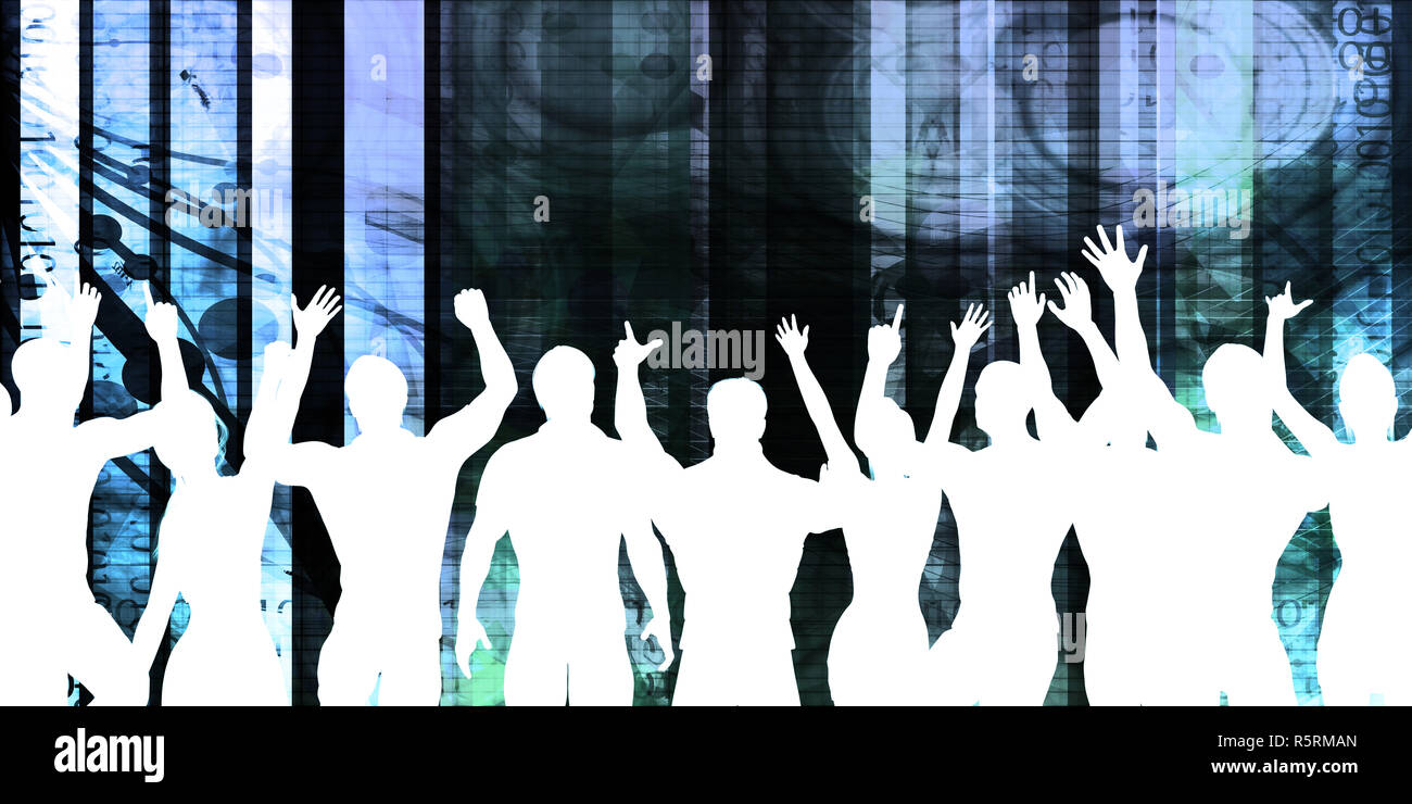 Young People Dancing Stock Photo - Alamy