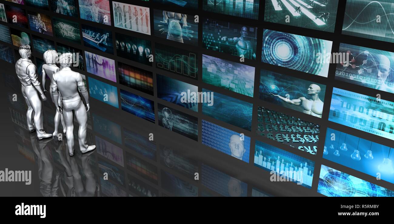 File streaming technology hi-res stock photography and images - Alamy