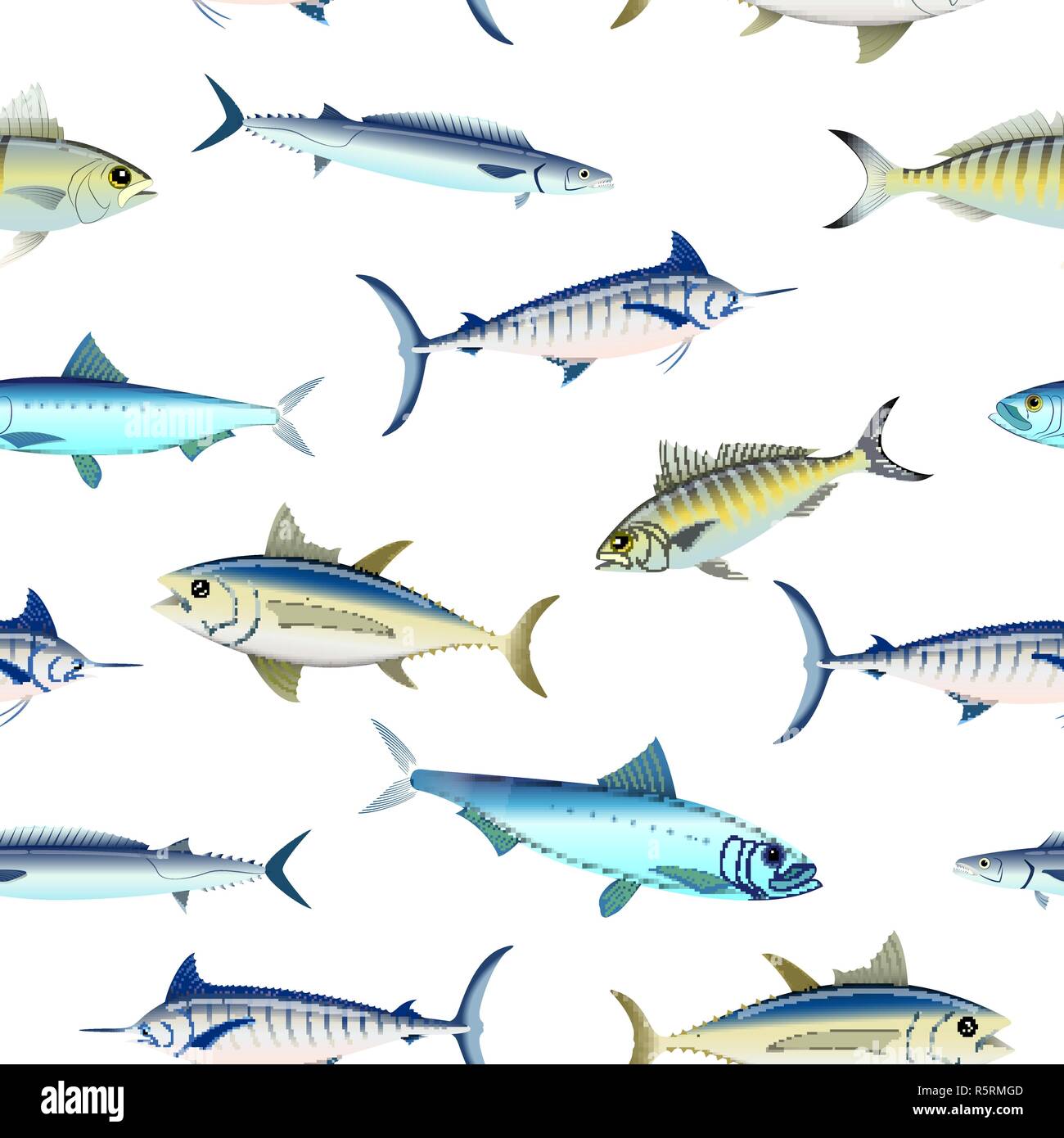 Types fishes aquarium Cut Out Stock Images & Pictures - Alamy