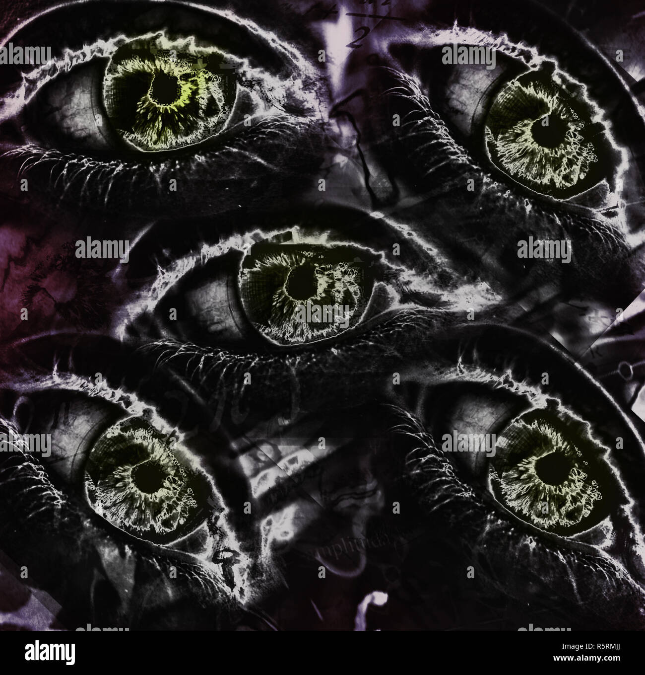 Human eye abstract dark background Stock Photo - Alamy