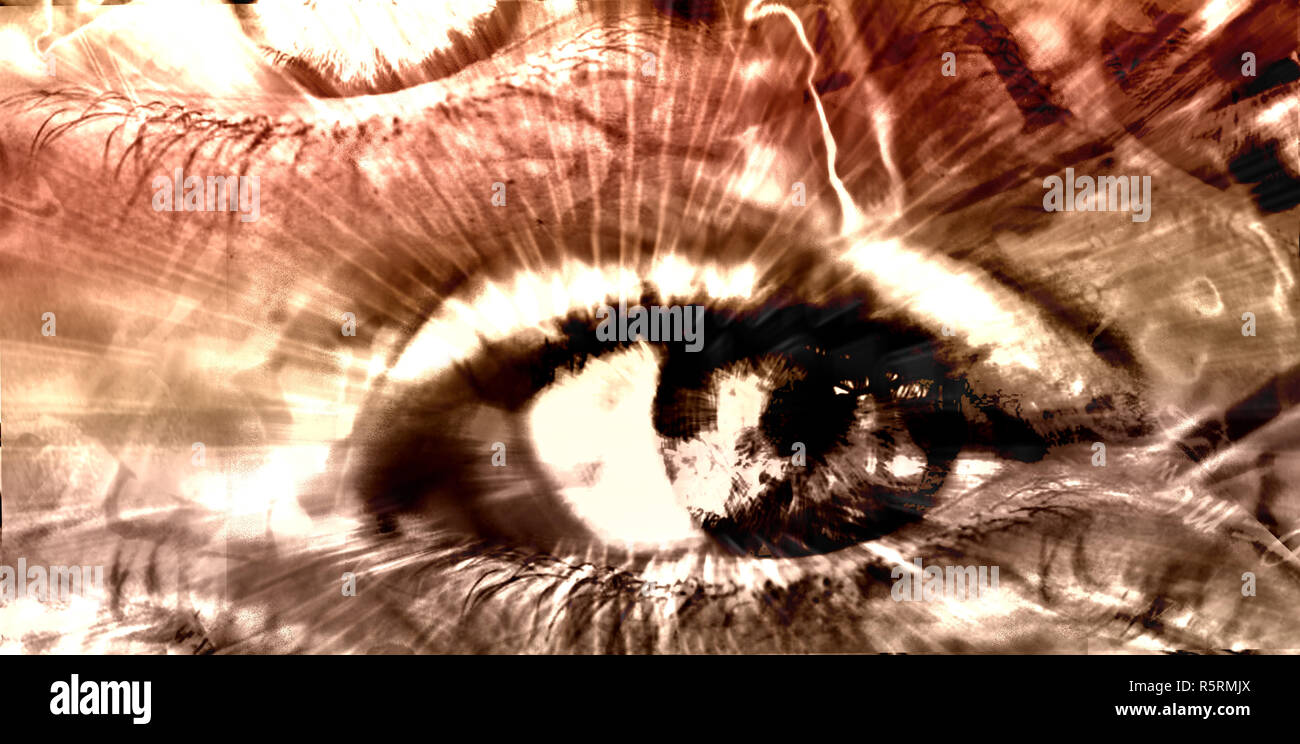 Human eye abstract background Stock Photo - Alamy