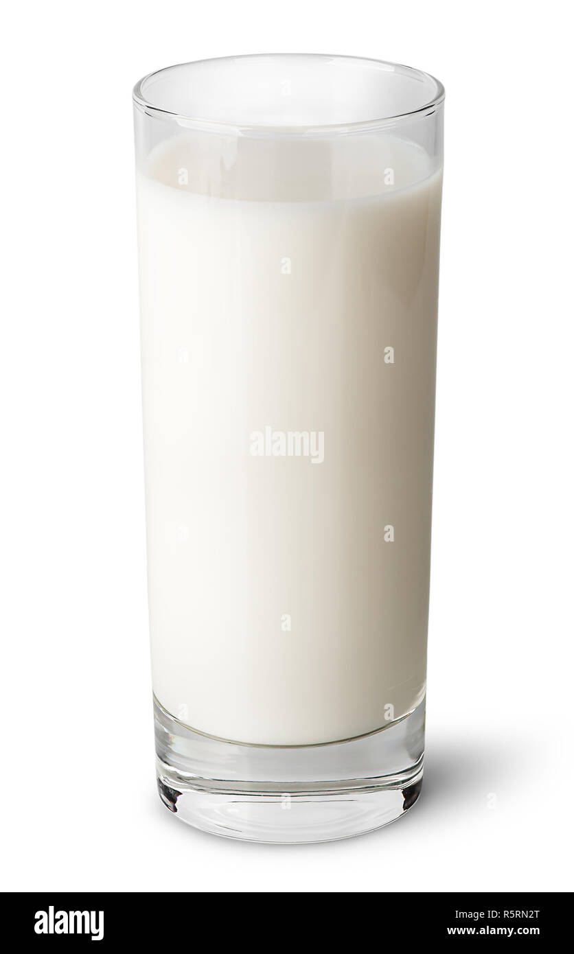 Full glass cup milk Cut Out Stock Images & Pictures - Alamy