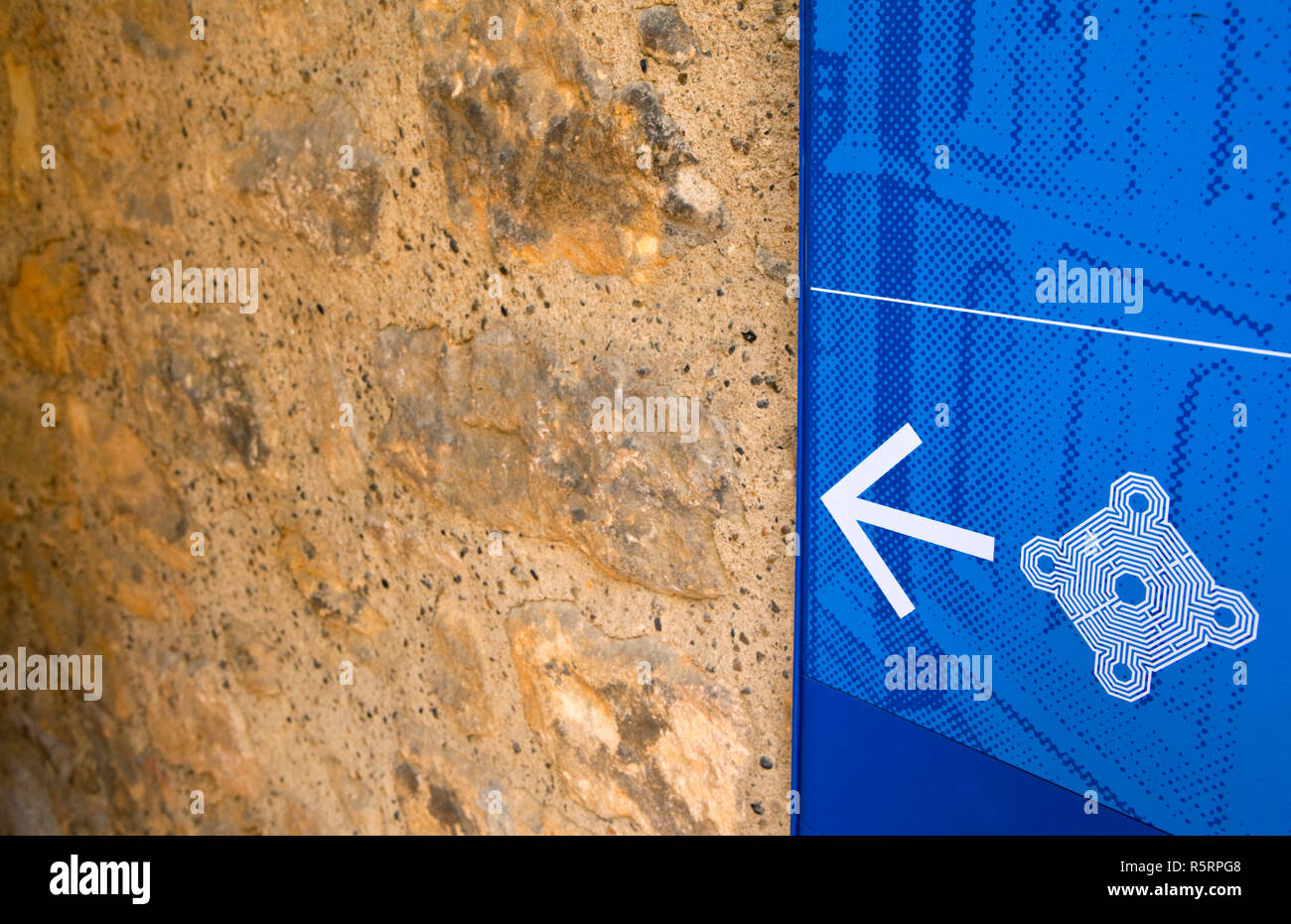 Historical monument sign Stock Photo - Alamy