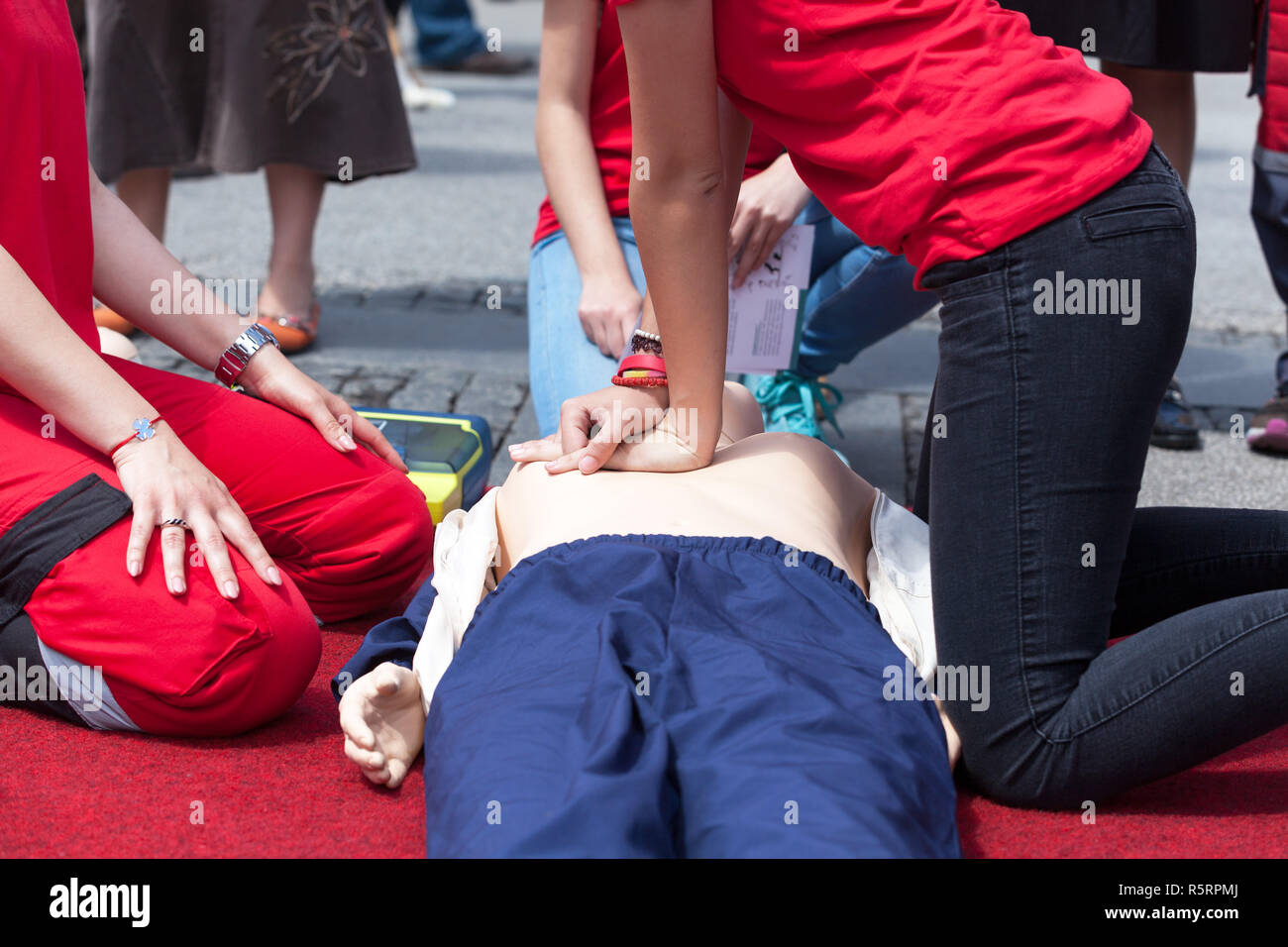 CPR. First aid Stock Photo - Alamy